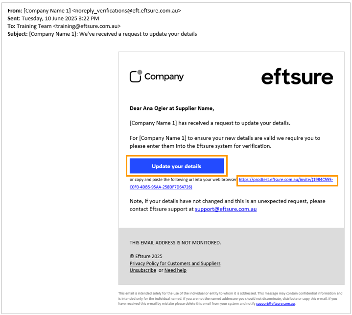 Supplier Details Change Request_NZ – Eftsure Knowledge Base