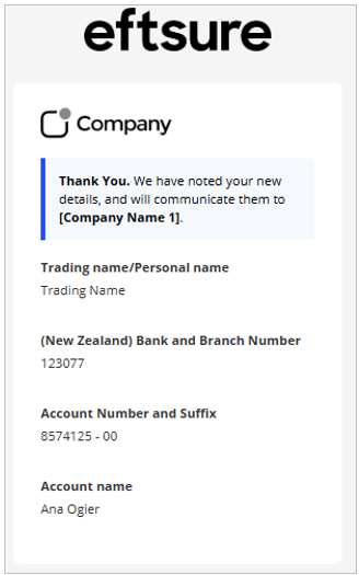 Supplier Details Change Request_NZ – Eftsure Knowledge Base
