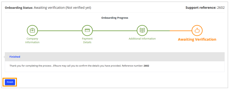 International Onboarding Invite Process – Eftsure Knowledge Base